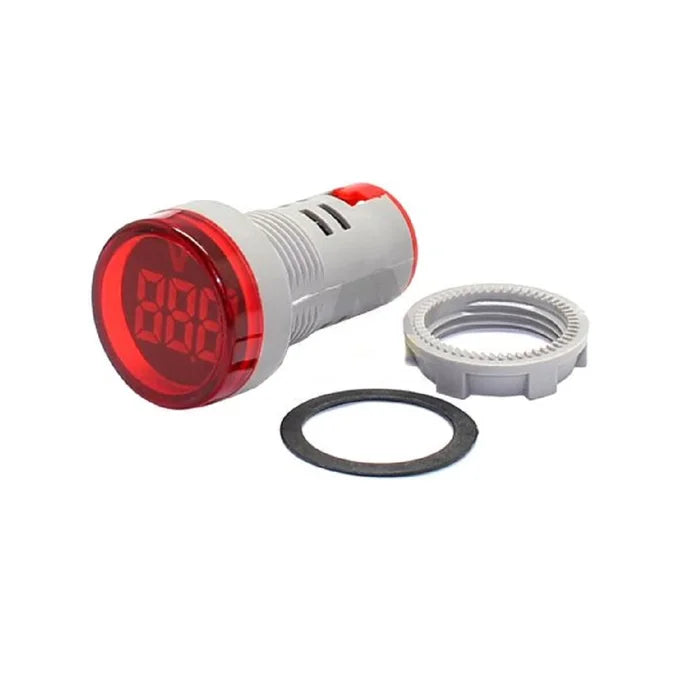 Luz Piloto Voltimetro 60V-450V Led Roja 22mm – DIACON
